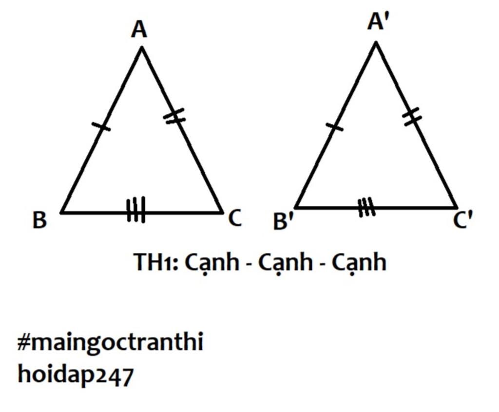 Nêu `t//c` của trường hợp bằng nhau thứ 2 và thư 3 của tam giác câu hỏi ...