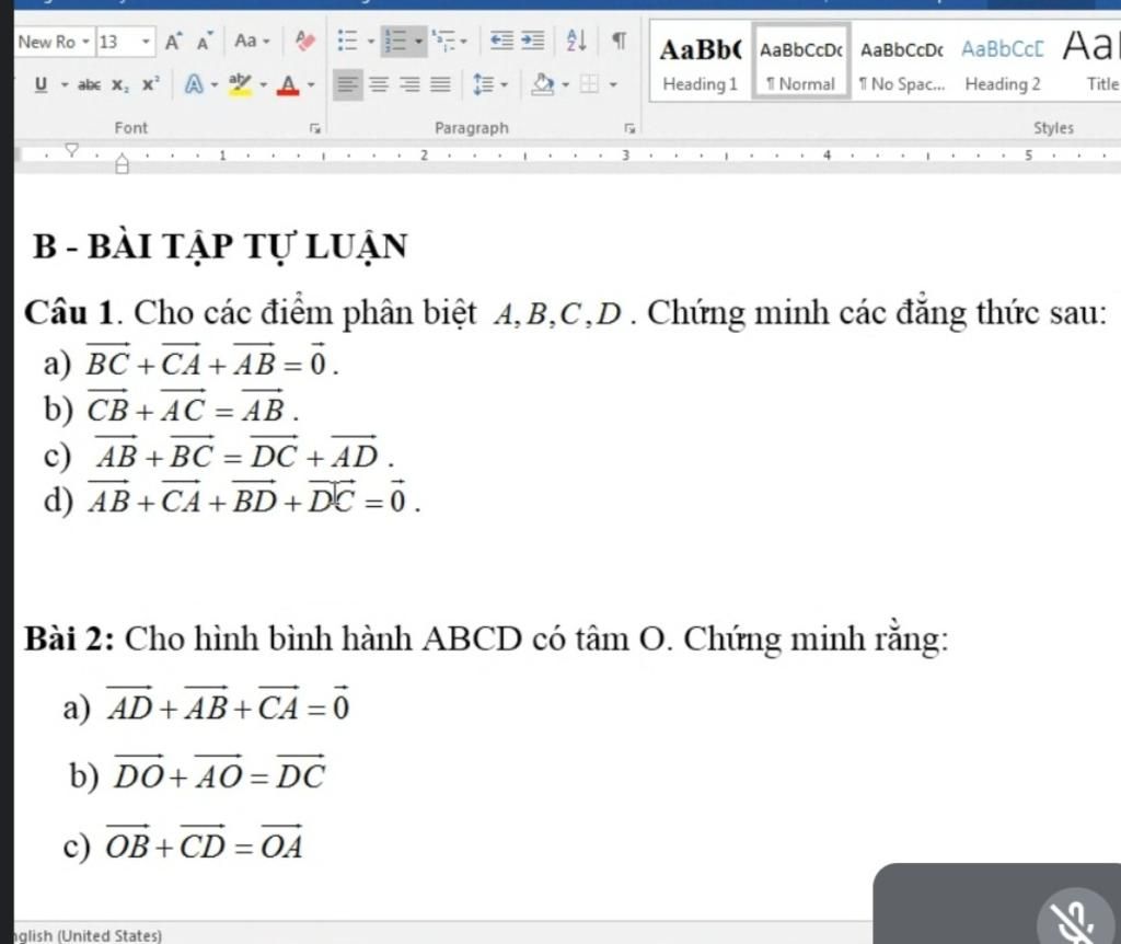 New Ro - 13 - A A -=,, 烈T Aa - AaBb( AaBbCcD AaBbCcDc AaBbCcC Aa I No ...