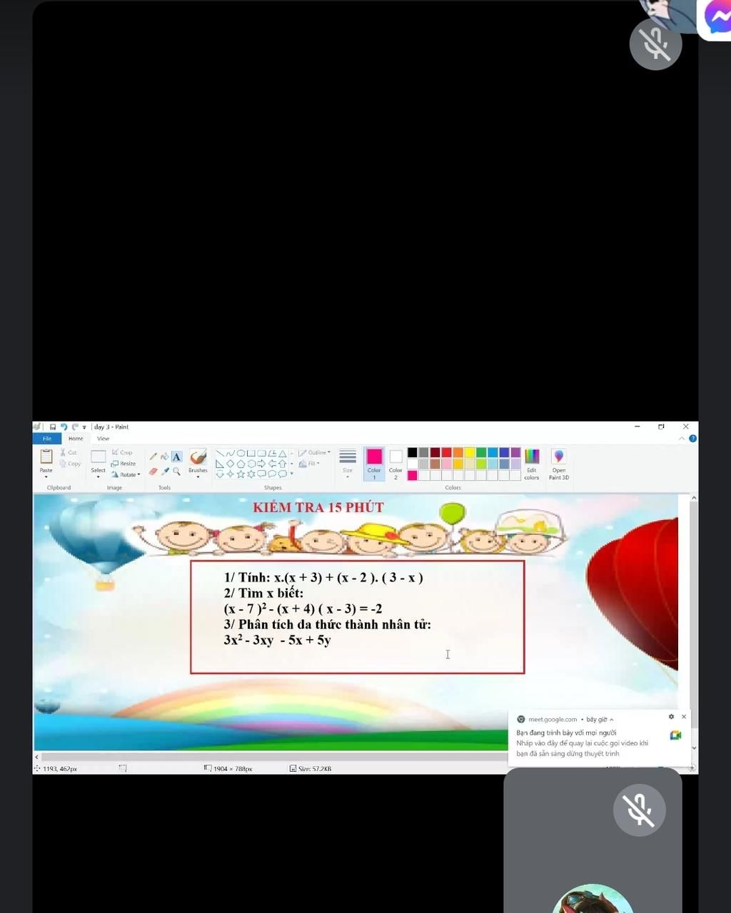 A) e - day 3- Paint File Home View Cut Crup WOUOLAVOutine Copy OResize ...