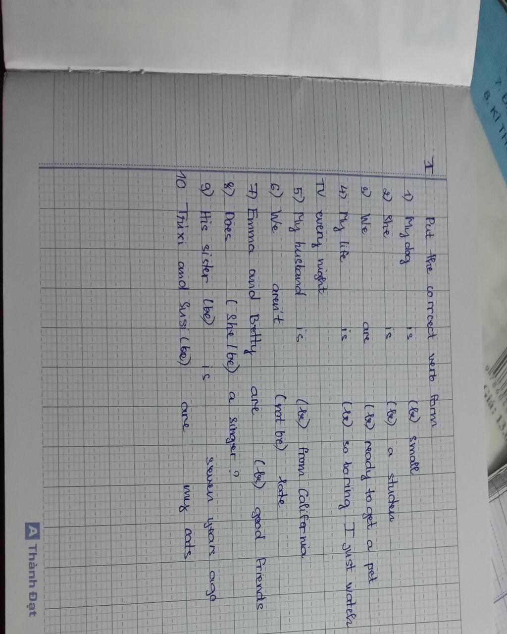 M.n dò giúp e zới.Ai giỏi Tiếng Anh kb zl zới e ik 7.V 8. KI TH T Put ...