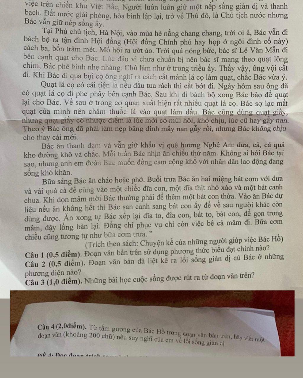 Giúp. Mình với mình đang cần gấp hứa sẽ tích 5s việc trên chiến khu Việt Bắc, Người luôn luôn ...