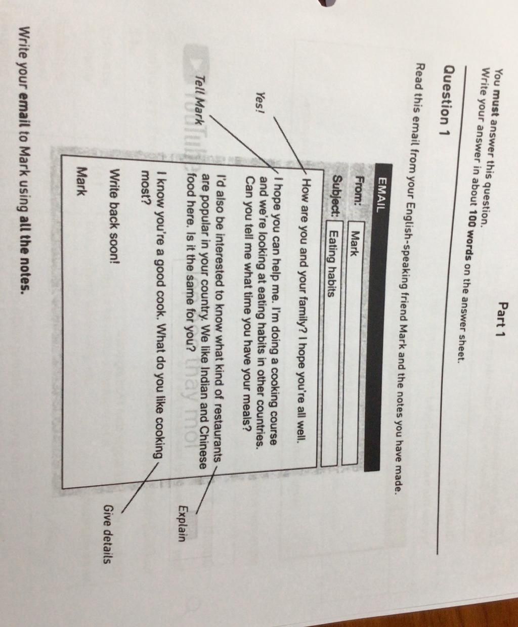 You must answer this question. Write your answer in about 100 words on ...