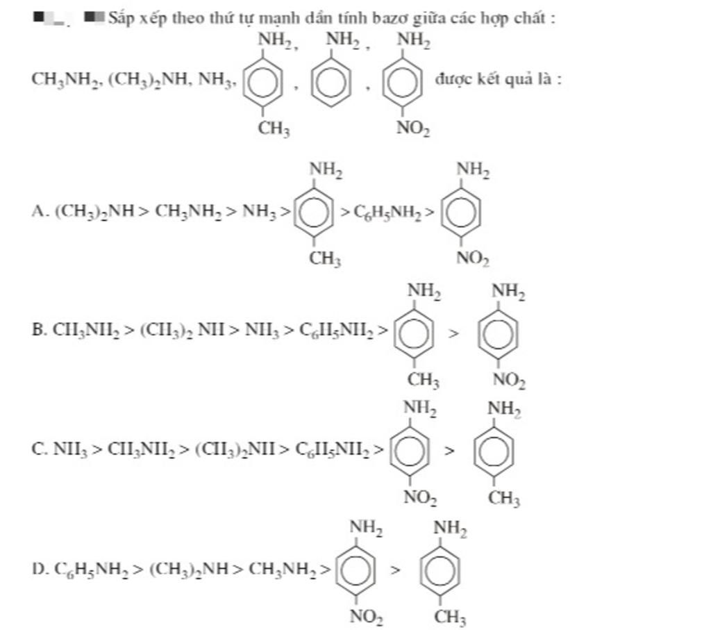 câu 1: cho các chất sau: rượu n-propylic, axit axetic,metyl fomiat sắp ...