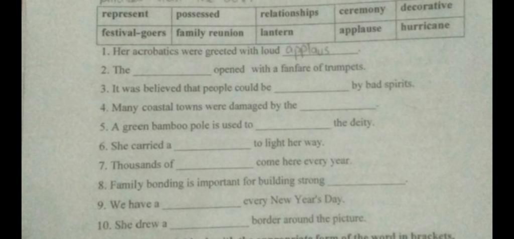 relationships ceremony applause represent possessed festival-goers ...