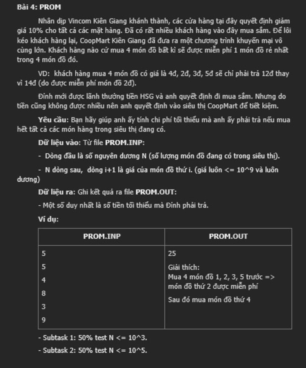 #include using namespace std; unsigned long long int a[100000000],b[4],n,i,s=0,minn[100000000 ...