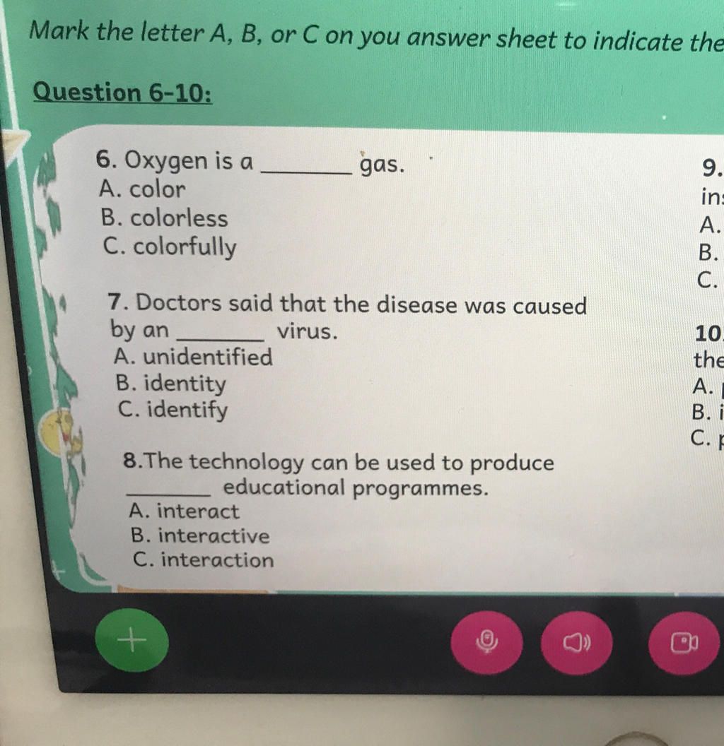 6. Oxygen is a gas. 9. Animals in zoos often lose their instincts ...