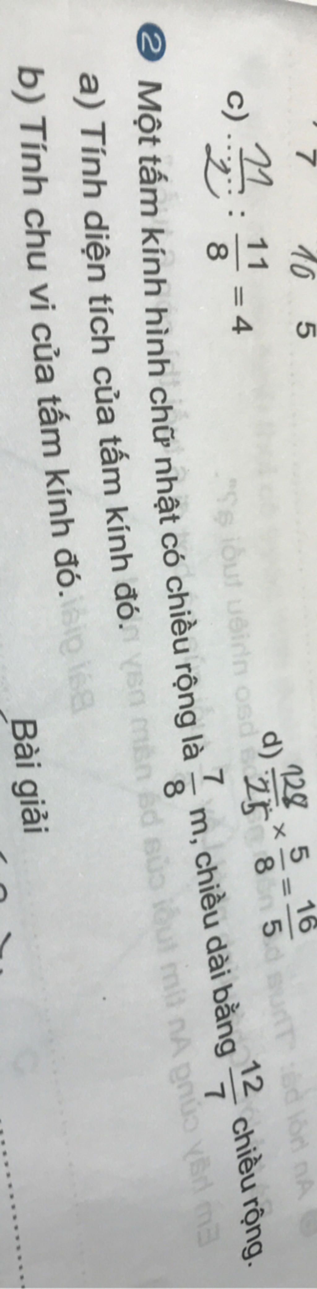 7 10 5 c) 18 = 4 16 5d sunt ad lór nA 85 d) Ss iout uêirin osd 5 128 25 ...