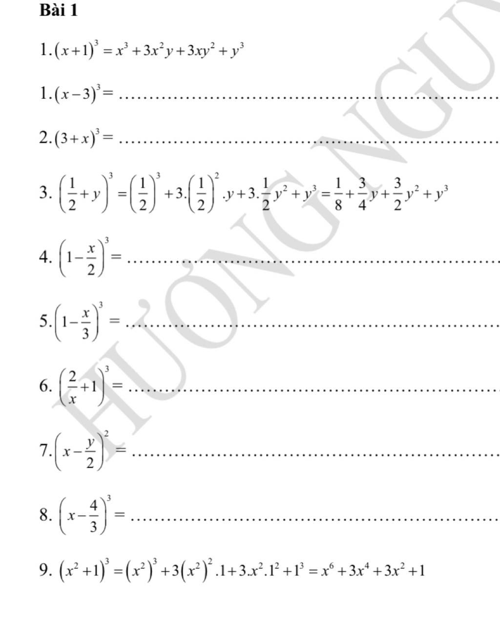 B i 1 1 x 1 x 3x y 3xy y 1 x 3 2 3 x 3 y 4 1 2 5 B i 1 1 x 1 x 3x y 3xy y 1 x 3 2 3 x 3 y 4 1 2 5