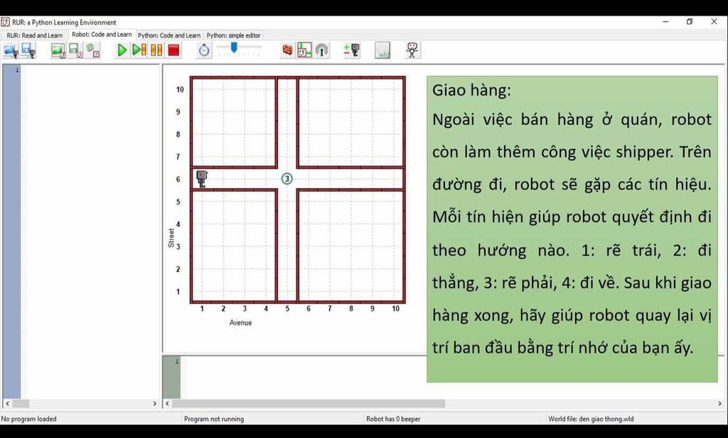 RUR: a Python Learning Environment RUR: Read and Learn Robot: Code and ...