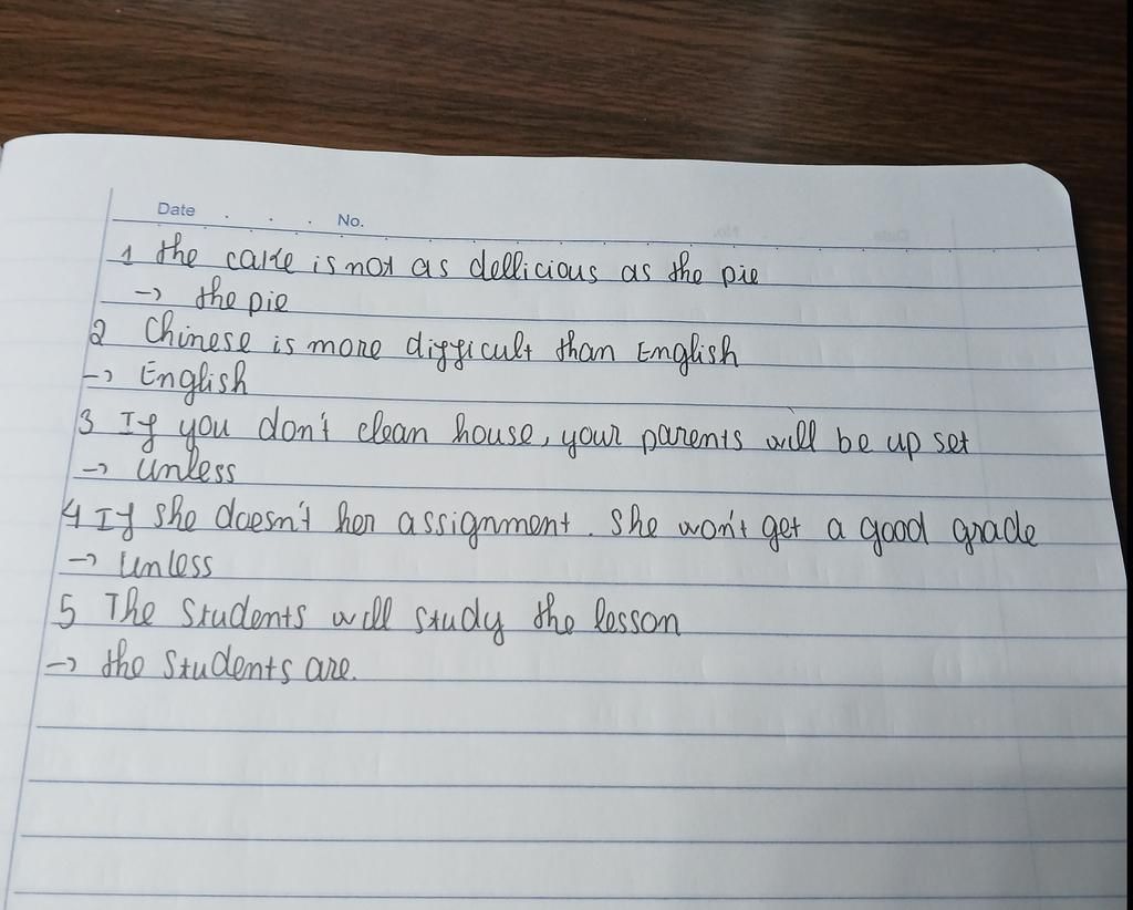 Hêpppp me Đề bài là vt lại câu sao cho nghĩ kh đổi có sử dụng từ gợi ý ...