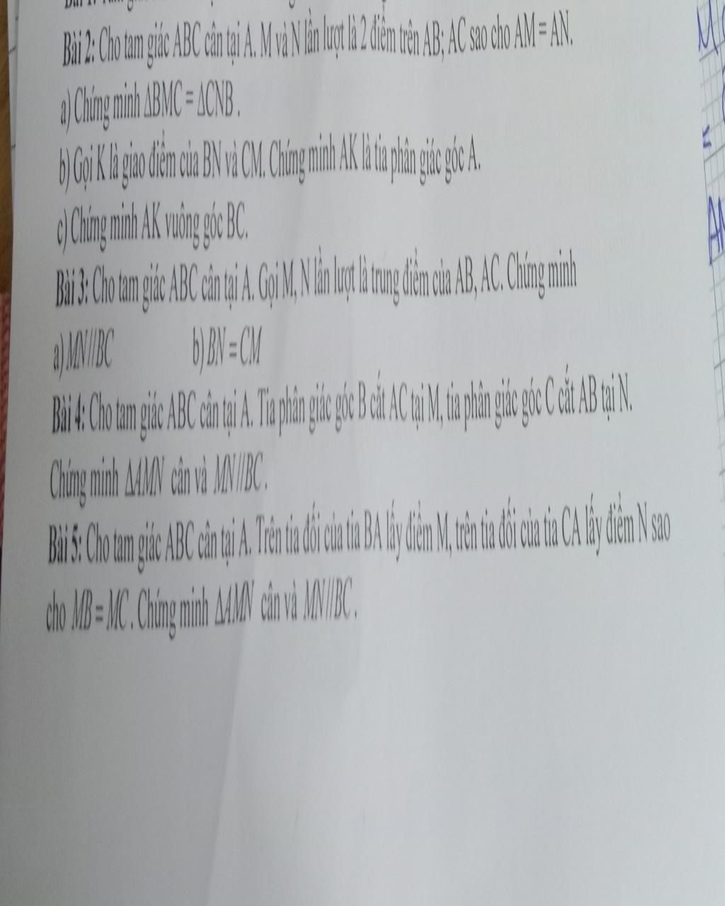 Change ABC AMN ABAC AMAN a) Ching with LBMC - ACNB c) Ching with AK ...