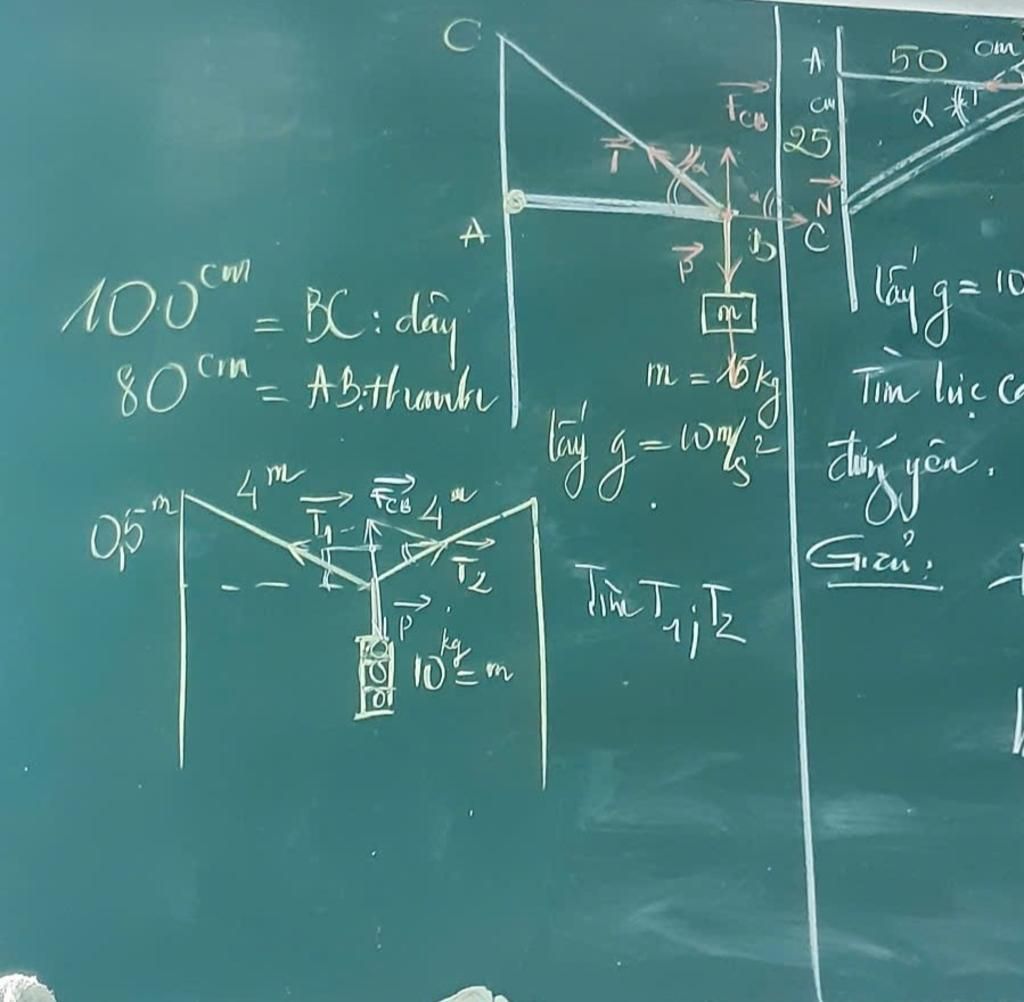 A 1- Om A 50 25 fo 100CM = BC: day 80cm = ABithumbe 41 0,5 FCB 4' AL ML ...